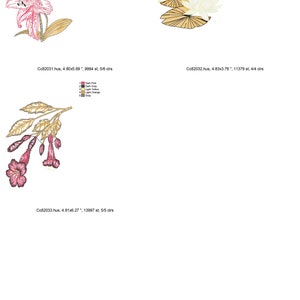 33 Flower Machine Embroidery Designs, Floral Embroidery Design ...