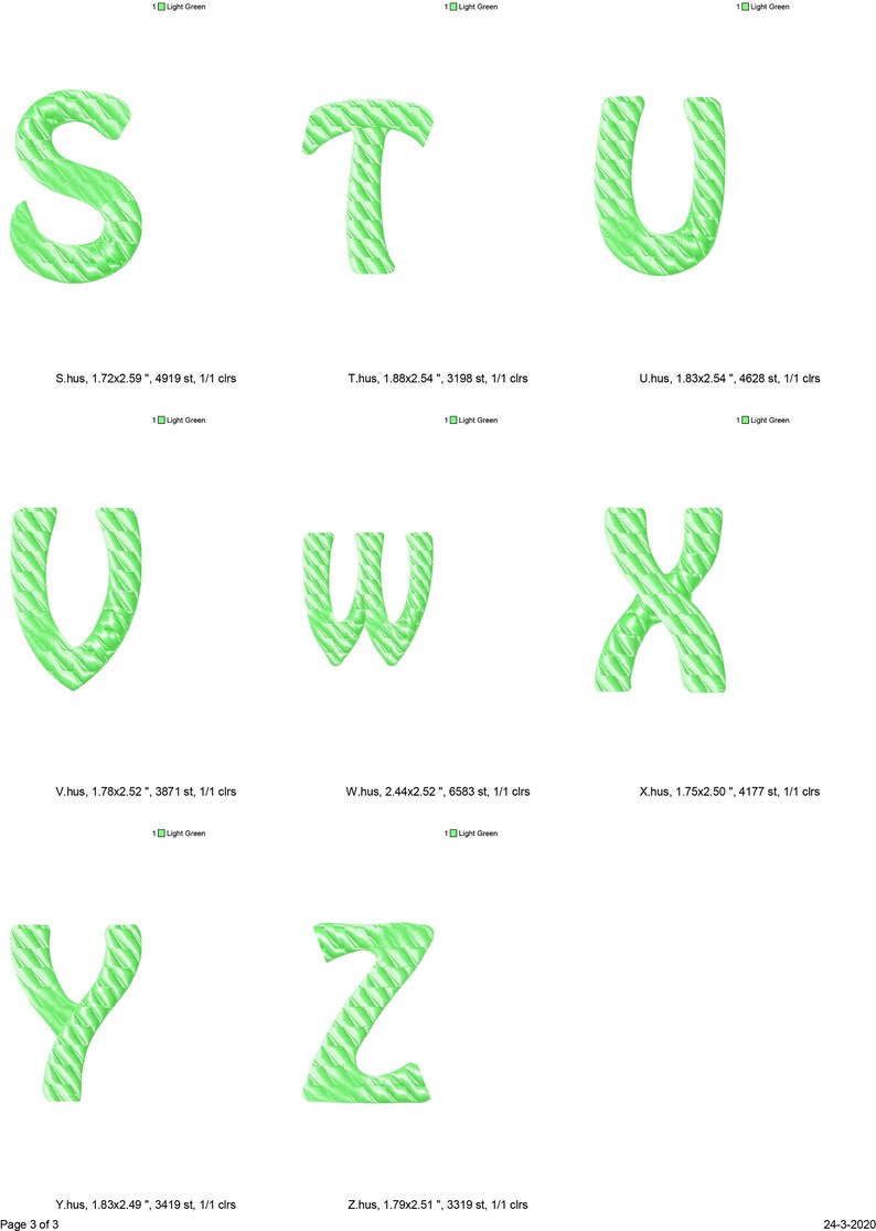 26 Alphabet Machine Embroidery Designs, Alphabet Embroidery, Monogram ...