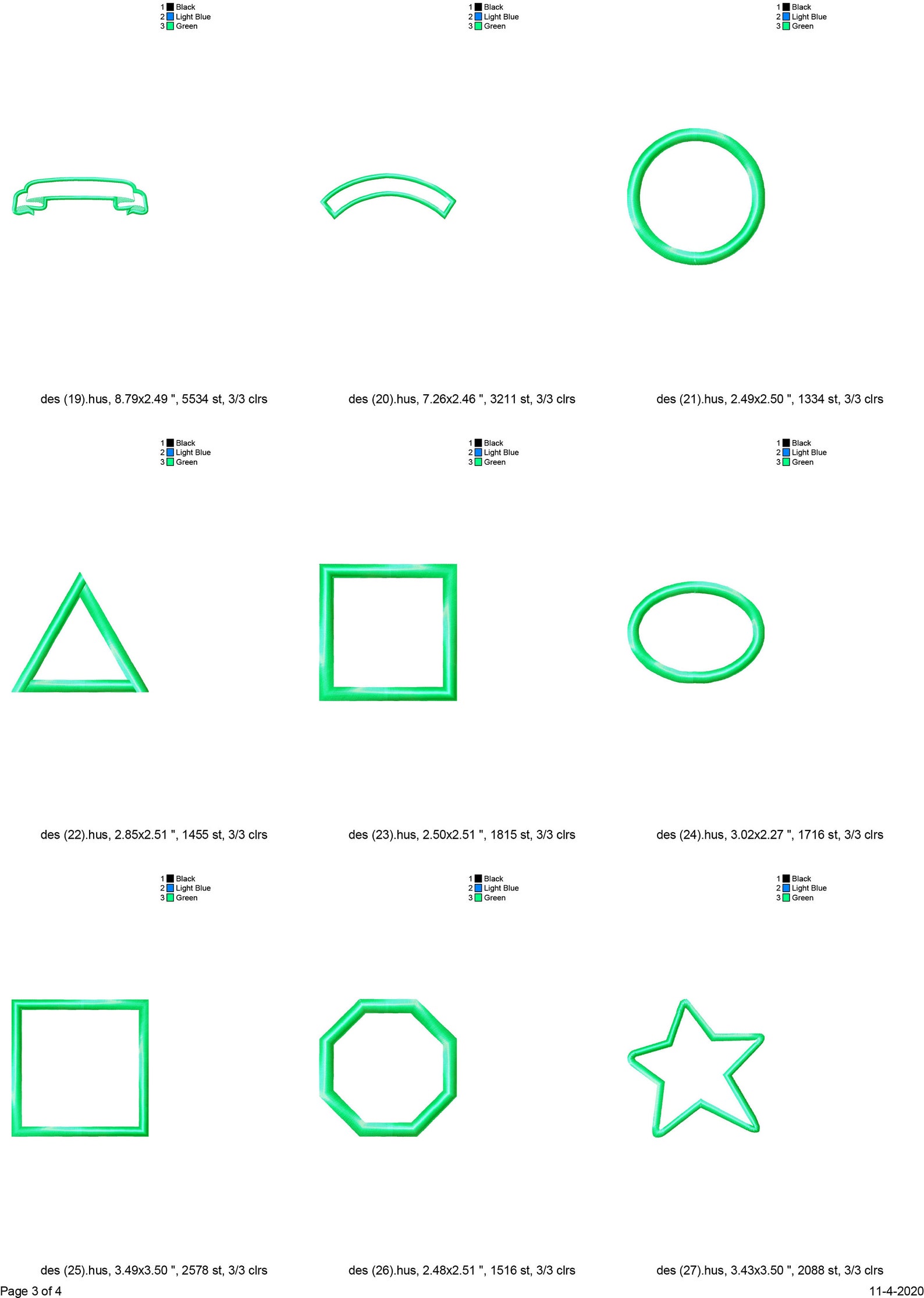 31 Applique Frames Machine Embroidery Designs, Border Embroidery ...