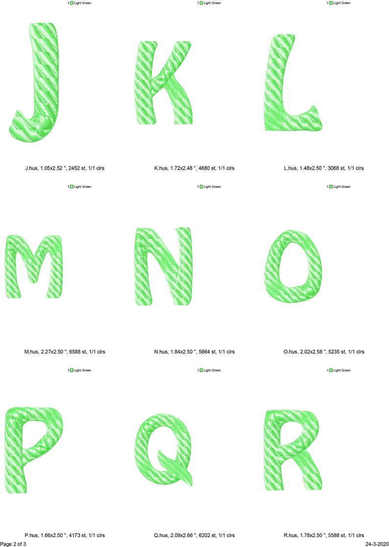 26 Alphabet Machine Embroidery Designs Alphabet Embroidery | Etsy