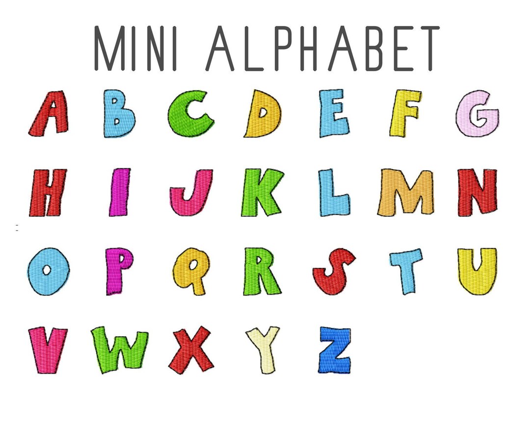 26 Alphabet Machine Embroidery Designs, Alphabet Embroidery, Monogram ...