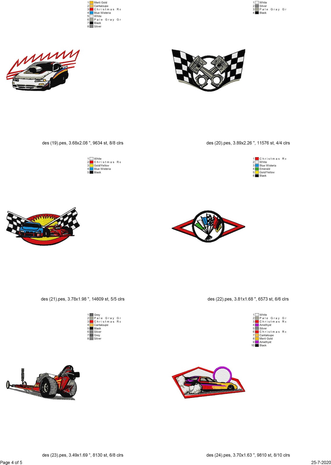 25 Racecar Machine Embroidery Designs Race Car Embroidery - Etsy