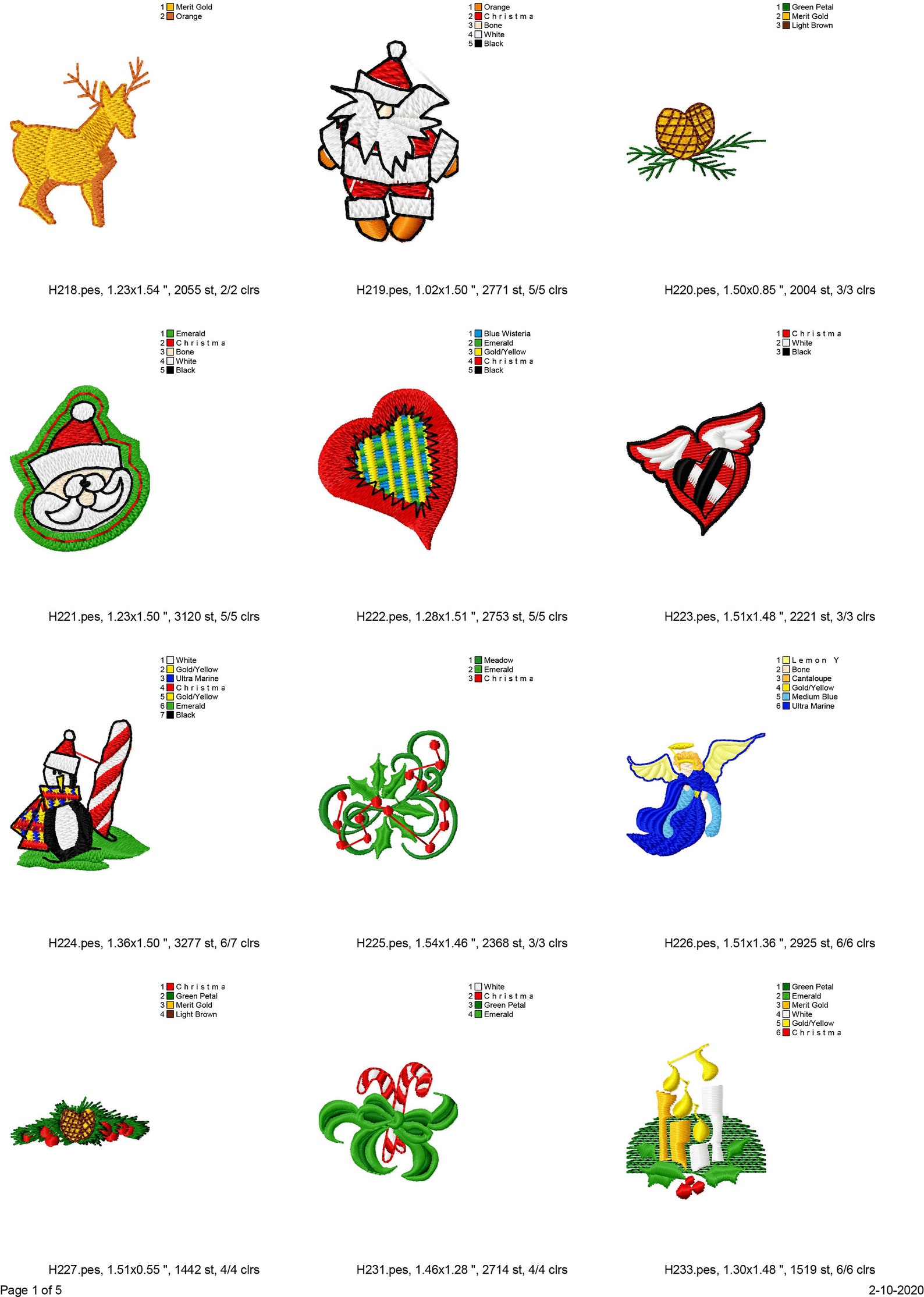 50 MINI Christmas Machine Embroidery Designs Holiday - Etsy