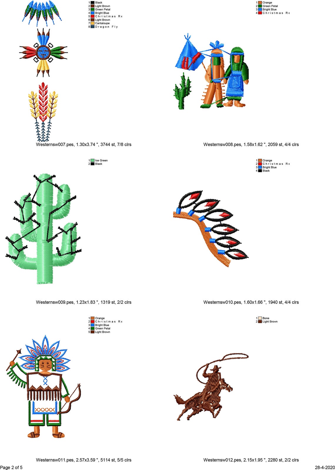25 Southwest Machine Embroidery Designs, Native American Embroidery ...