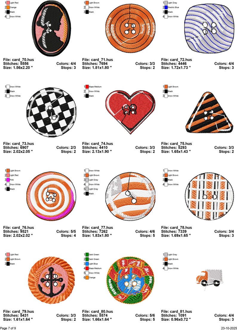 102 MINI Machine Embroidery Designs, Floral Embroidery Pattern ...