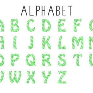 26 Alphabet Machine Embroidery Designs, Alphabet Embroidery, Monogram ...