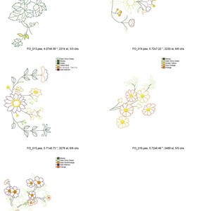 17 Flower Machine Embroidery Designs, Floral Embroidery, Embroidery ...