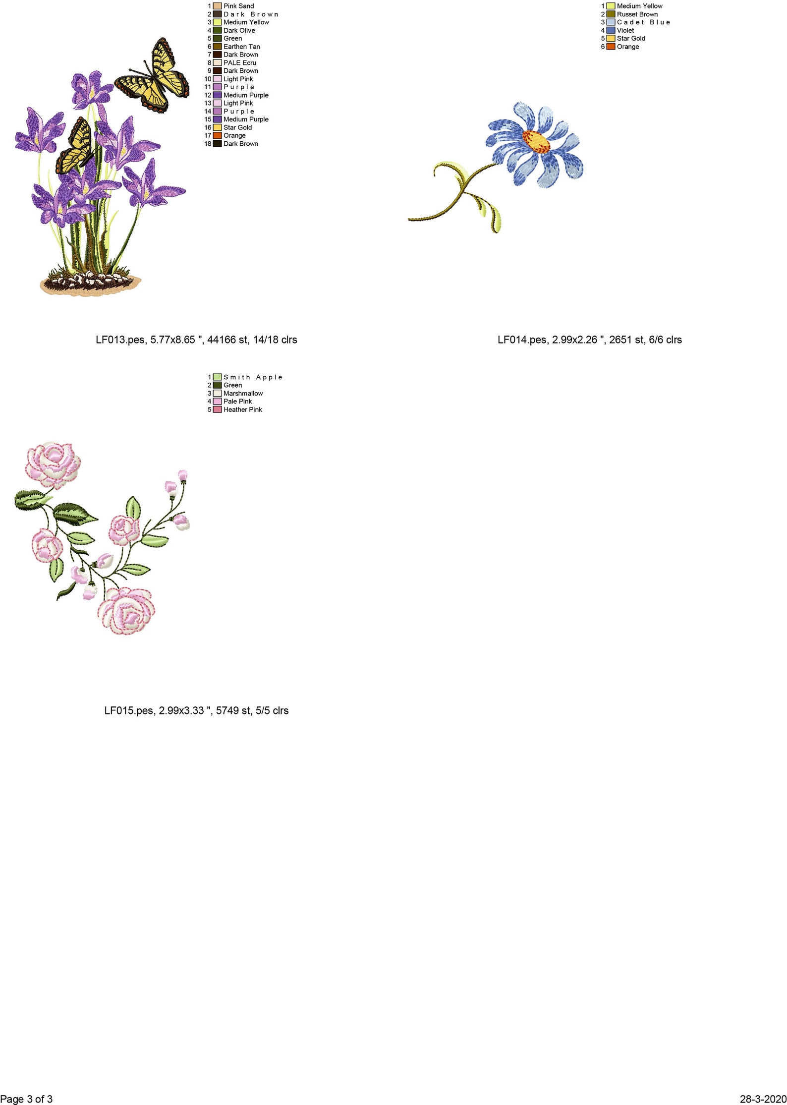 15 Flower Machine Embroidery Designs, Floral Embroidery, Embroidery ...