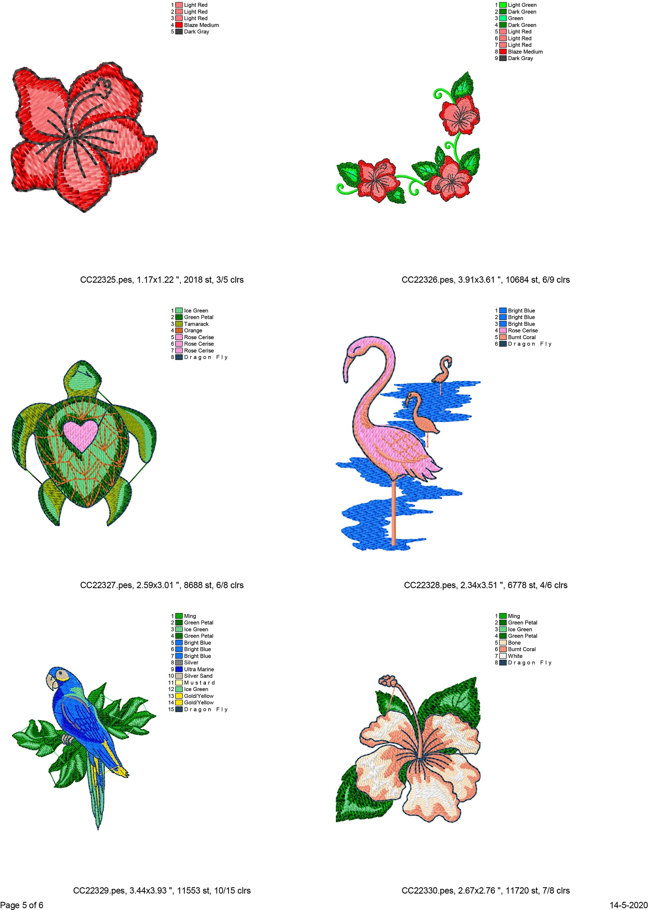 31 Tropical Summer Machine Embroidery Designs Hibiscus Flower - Etsy
