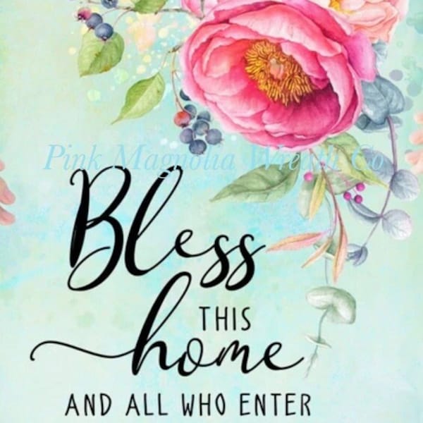 Bless This Home Sign - Etsy