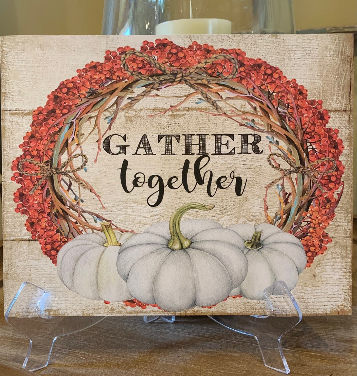 Gather together sign | Etsy