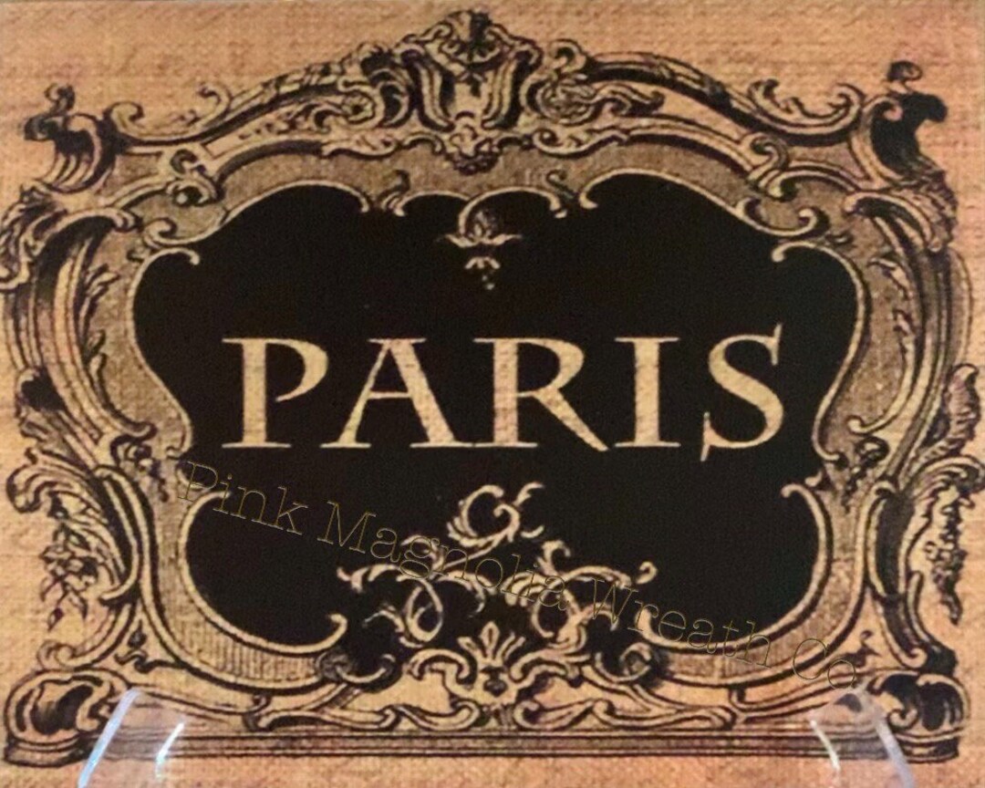 Paris Sign - Etsy