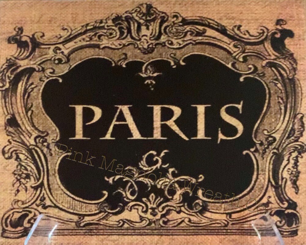 Paris Sign - Etsy