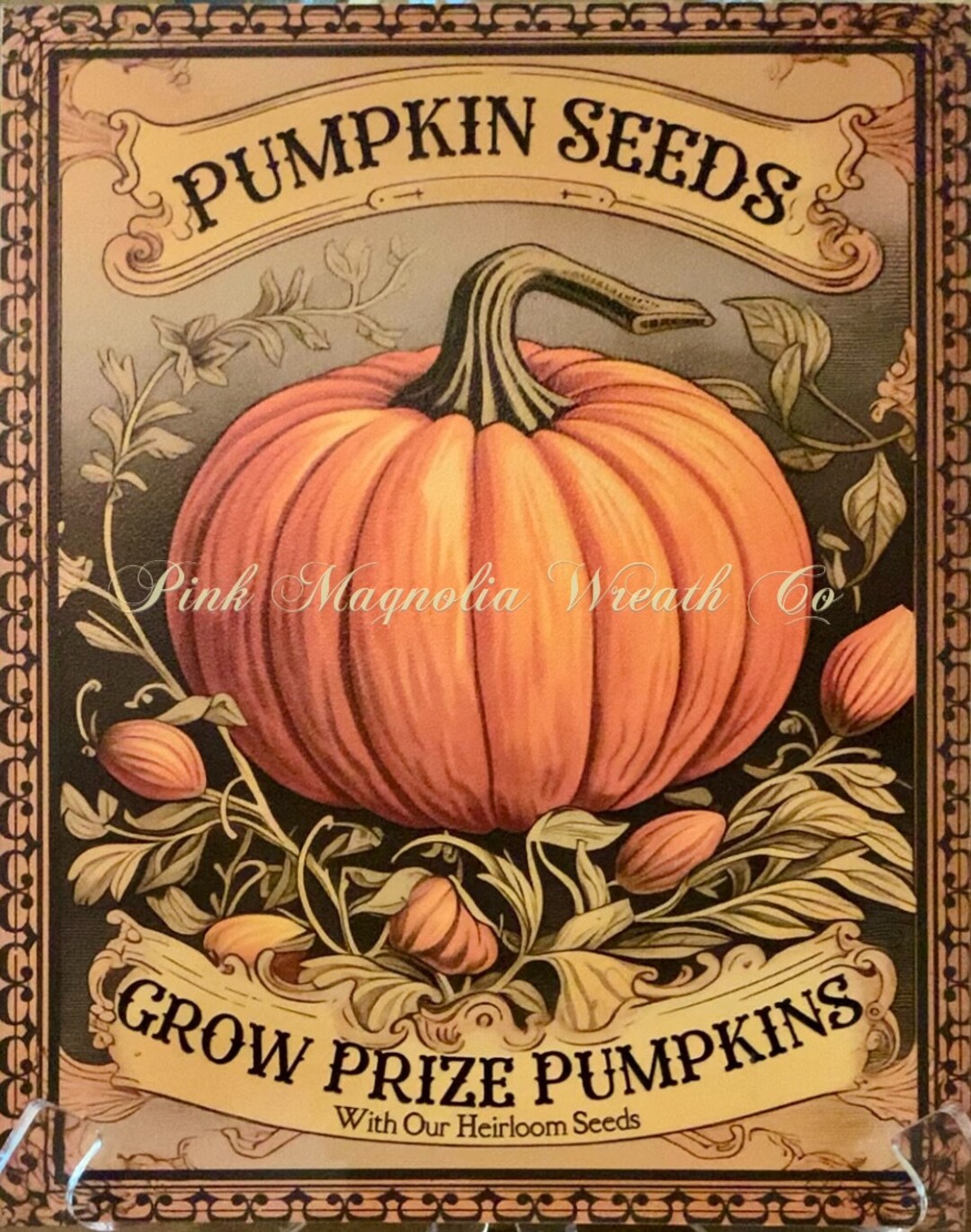 Halloween Pumpkin Sign - Etsy