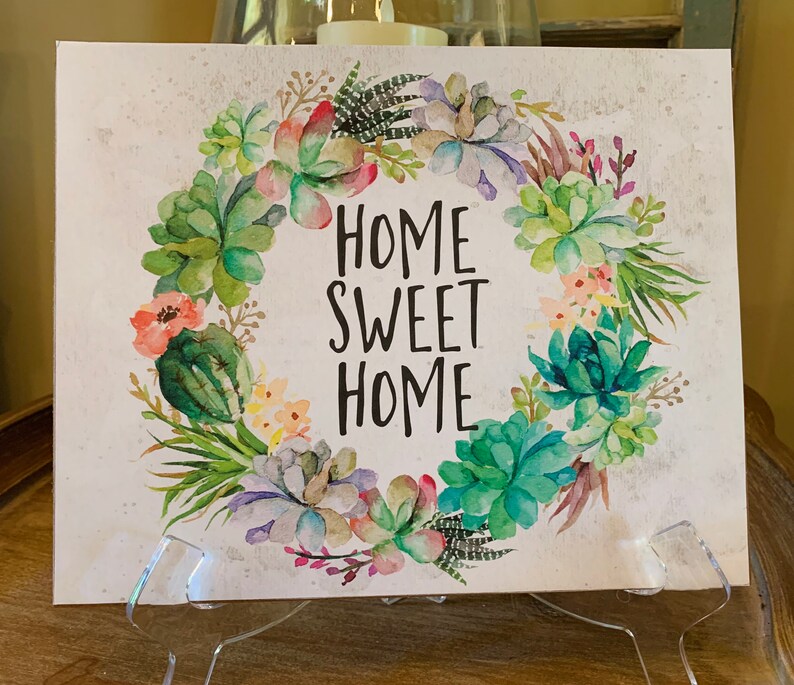Succulent Sign | Etsy