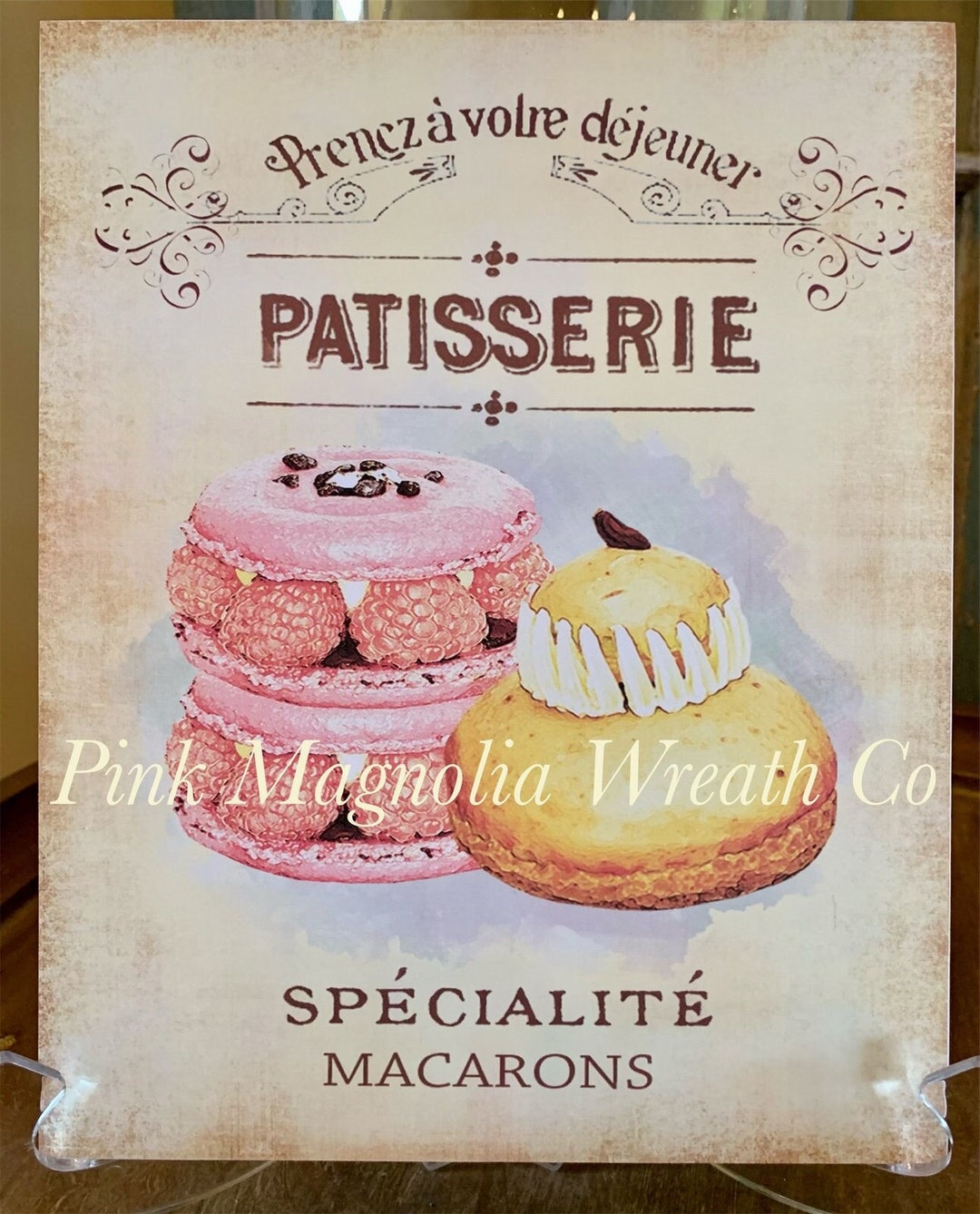 Patisserie Macaroon Sign - Etsy