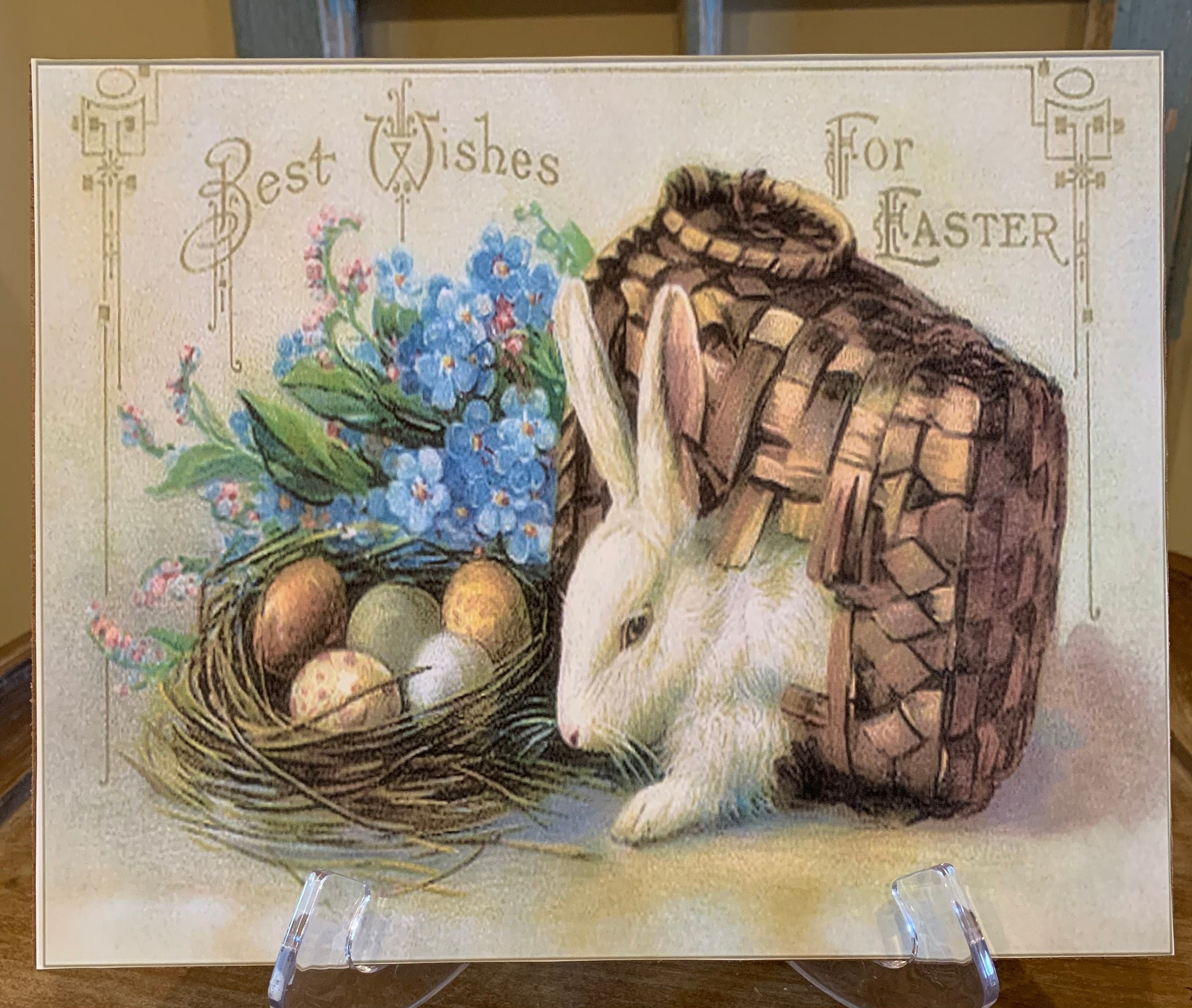 Easter wreath sign | Etsy