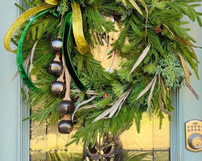 Rustic Bell Wreath - Etsy