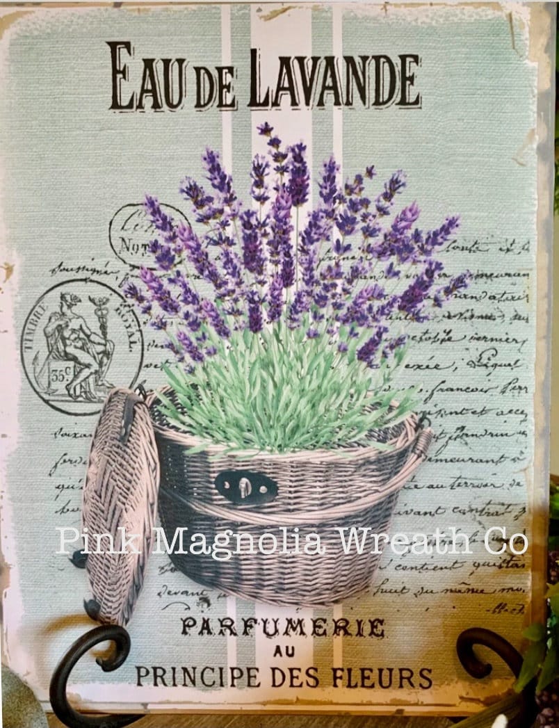 Lavender Wreath Sign - Etsy