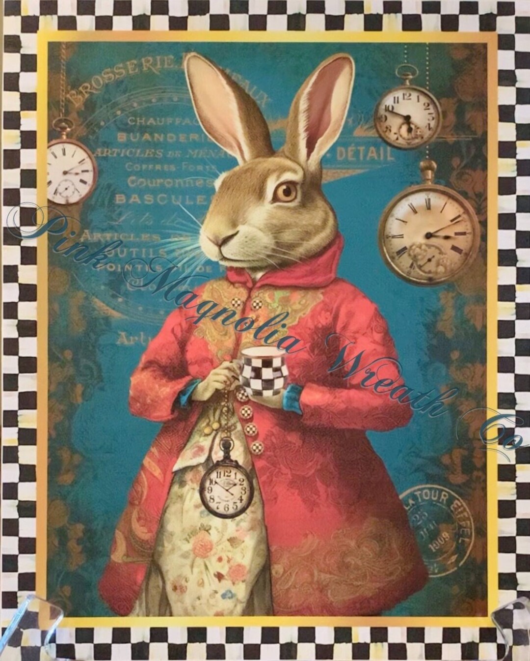 Whimsical Rabbit Sign - Etsy