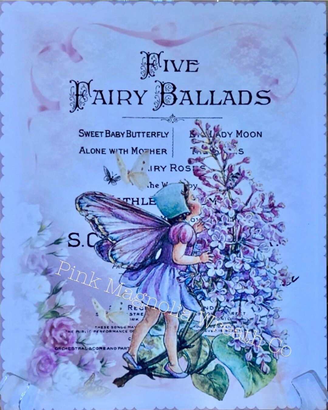Lilac Fairy Sign - Etsy