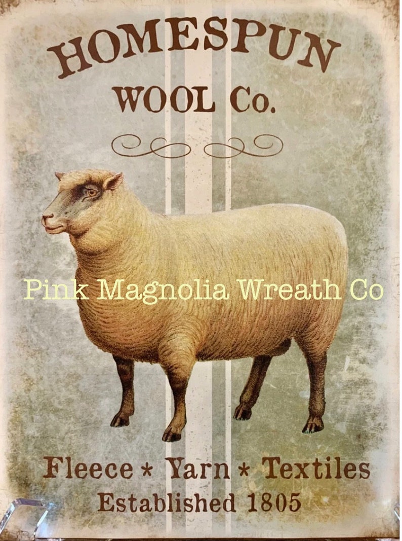 Sheep Sign - Etsy