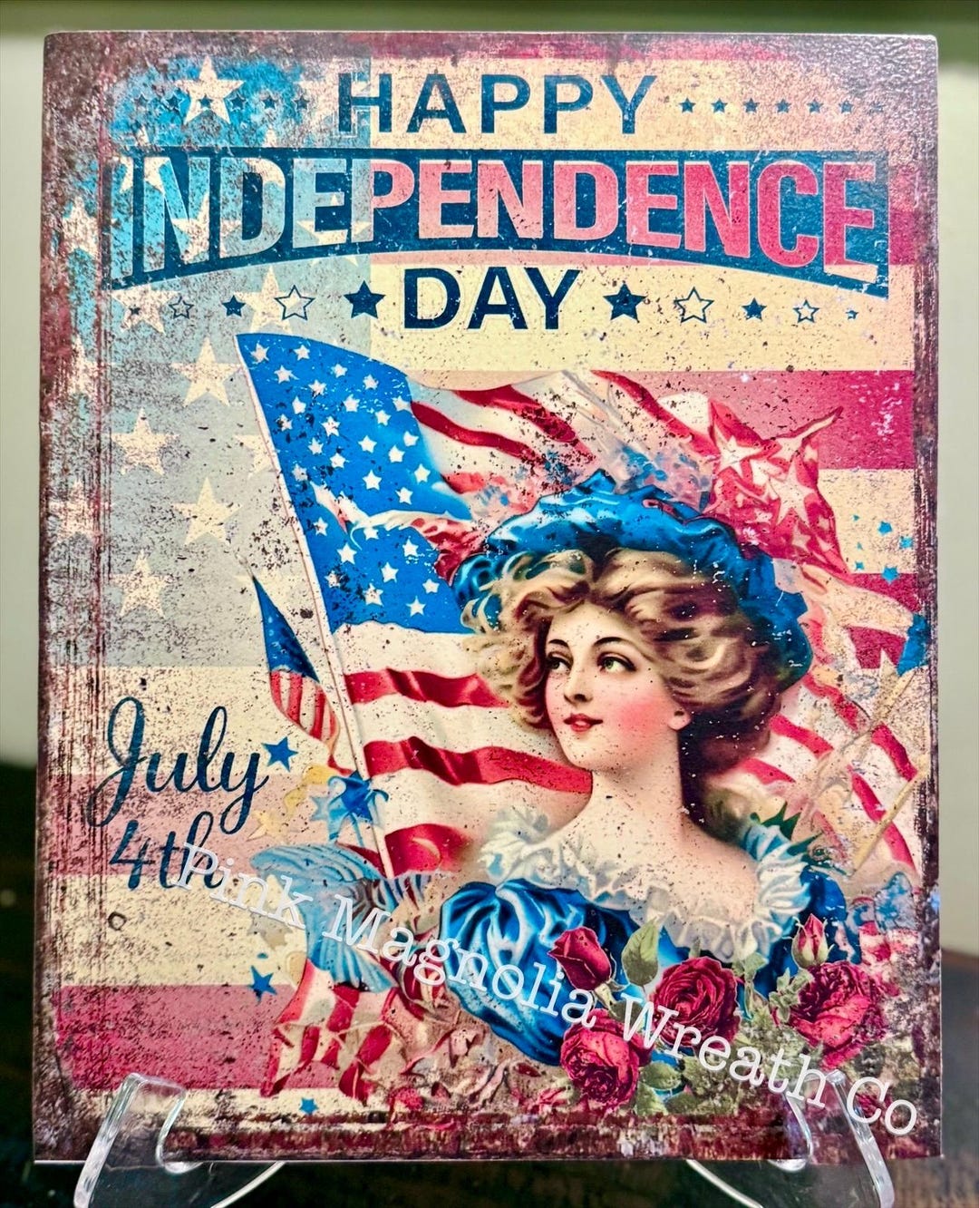 Happy Independence Day Sign - Etsy