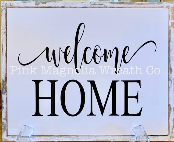 Welcome Home Sign - Etsy