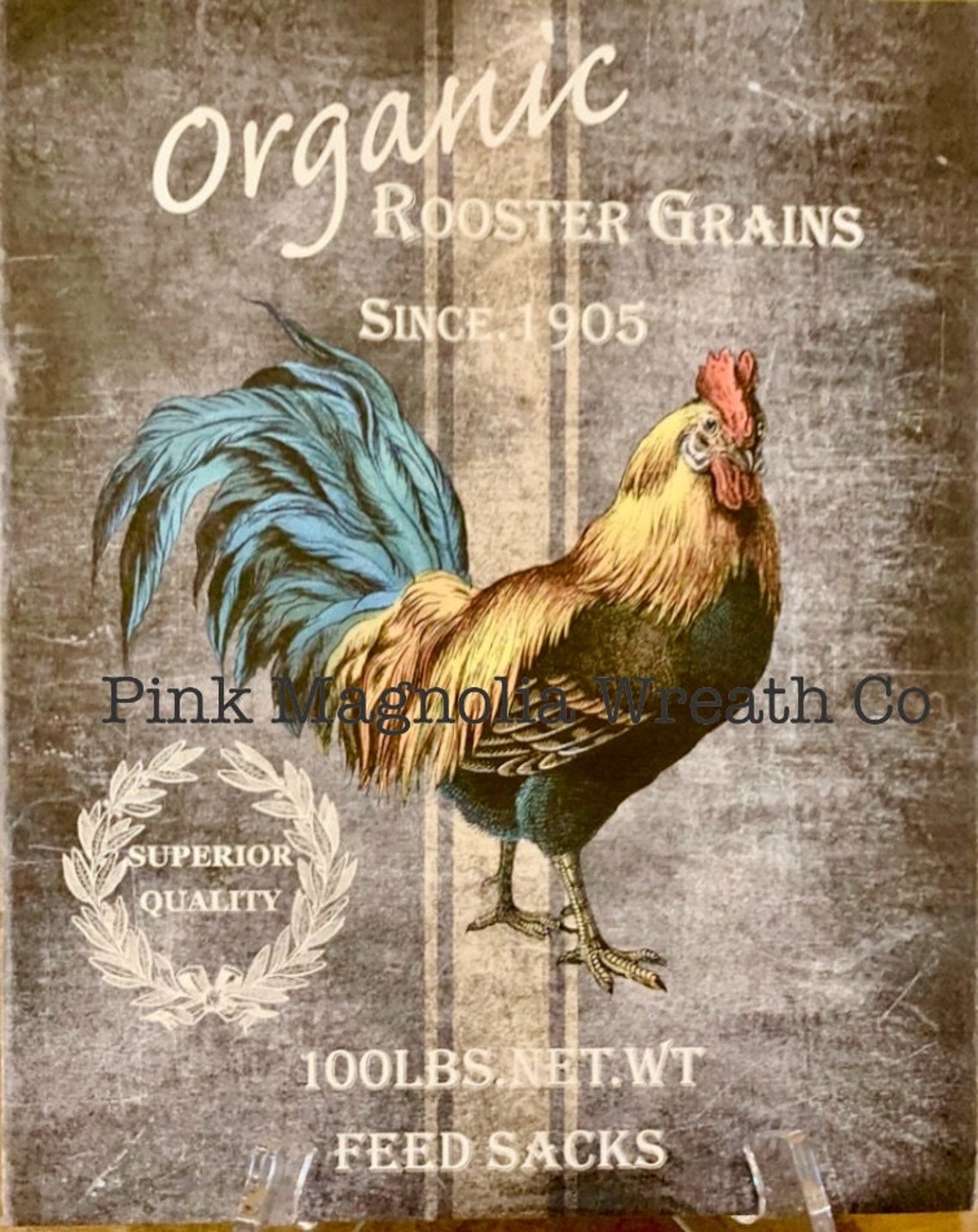 Chalkboard Rooster Sign - Etsy