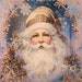 Blue Victorian Santa Sign - Etsy
