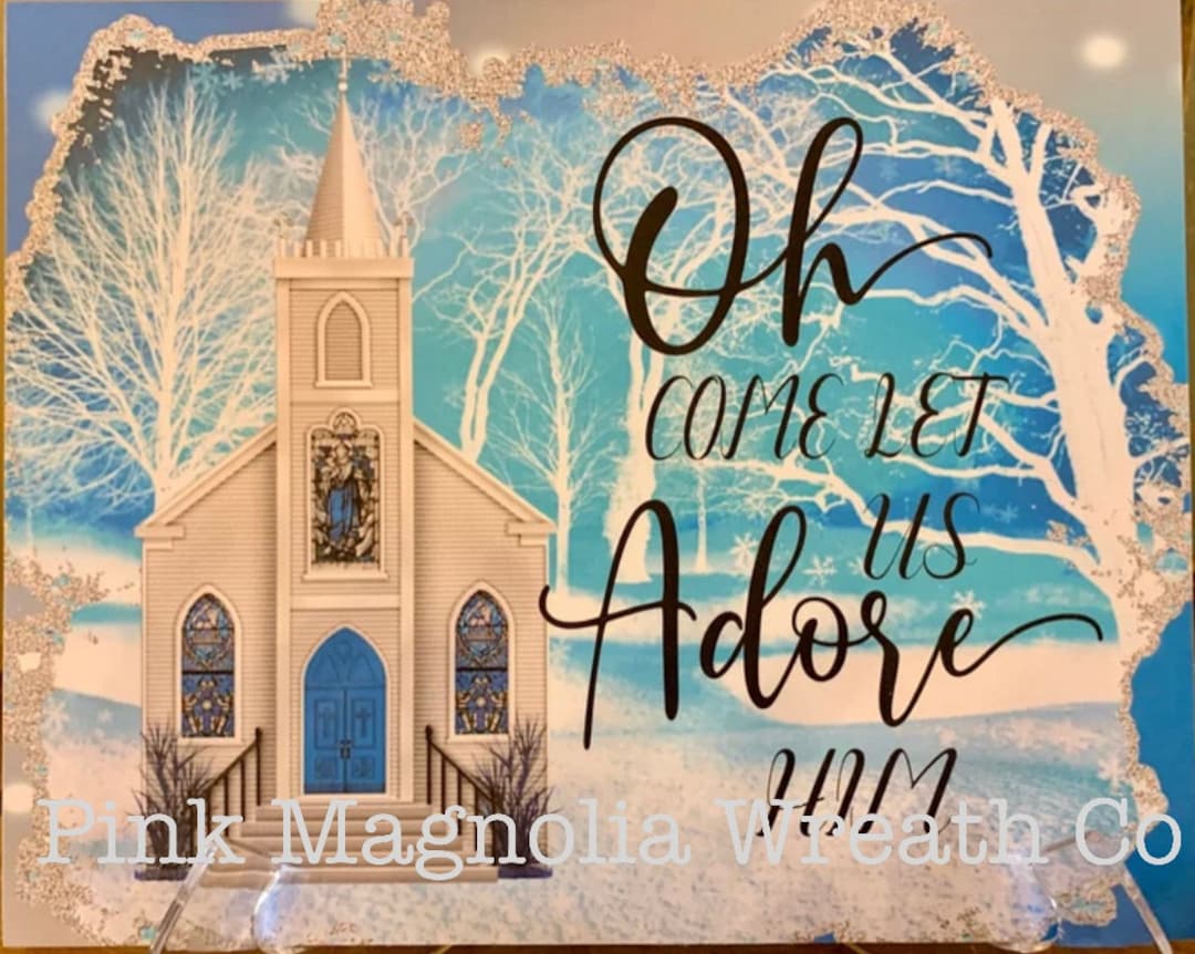 Christmas Church Sign - Etsy