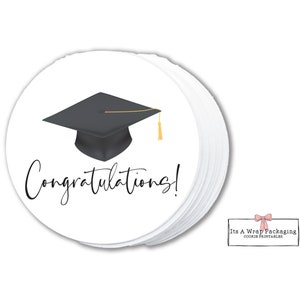 Graduation Printable Cookie Tag 2 Circle - Etsy