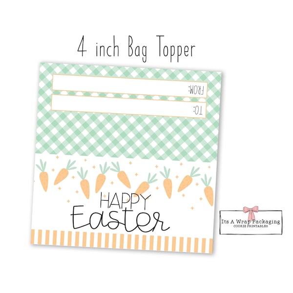 Easter Bag Toppers - Etsy