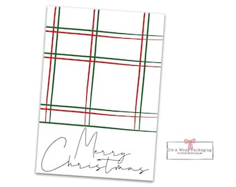 Happy Holidays Printable Mini Cookie Card 3.5 X 5 | Etsy