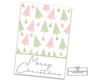 Christmas Printable Mini Cookie Card 3.5 X 5 - Etsy