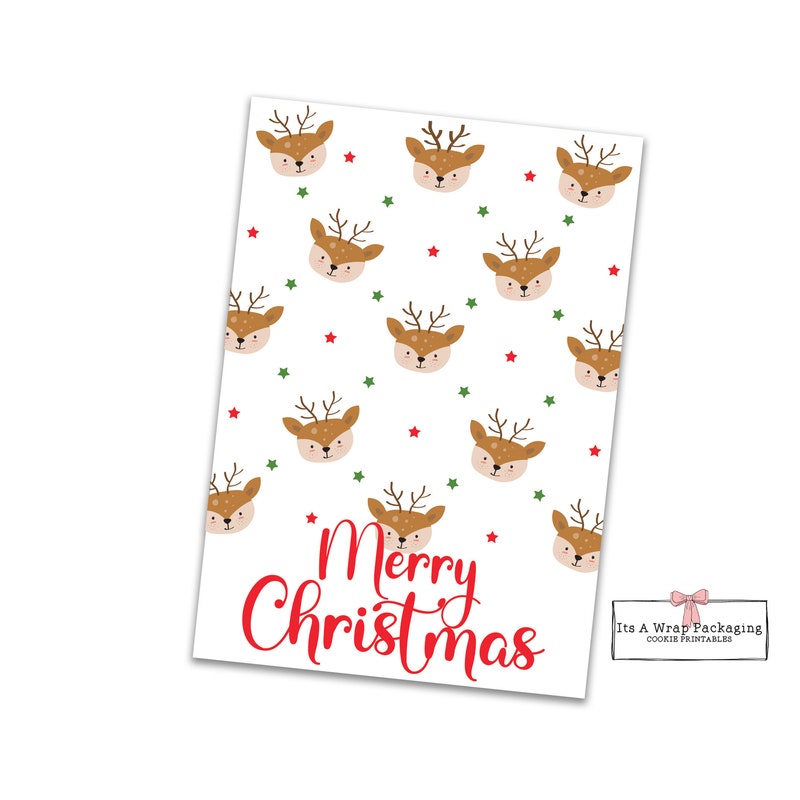 Deer Cookie Tag - Etsy