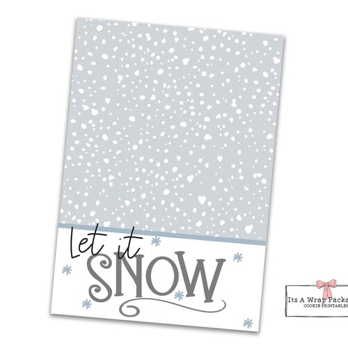 Christmas DIY Cookie Kit Instructions Card-printable 3.5 - Etsy