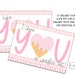 Valentines Printable Mini Cookie Card 5" X 3.5" - I Like You a Waffle ...