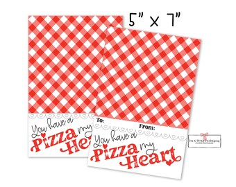 Valentines Printable Cookie Card 5 X 7 | Etsy