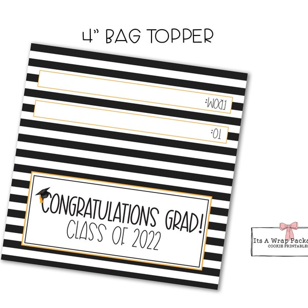 Graduation Cookie Bags - Etsy