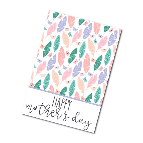 Mother's Day Printable Mini Cookie Card 3.5 X 5 - Etsy