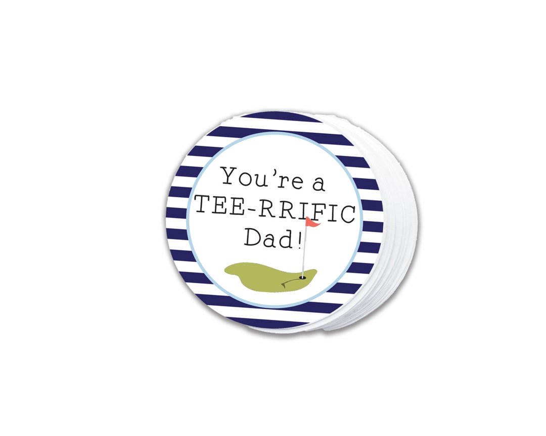 You're a "tee-rrific" Dad-father's Day Printable Gift Tag, Cookie Tag ...