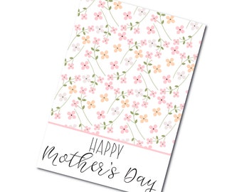 Mother's Day Printable Mini Cookie Card 3.5 X | Etsy