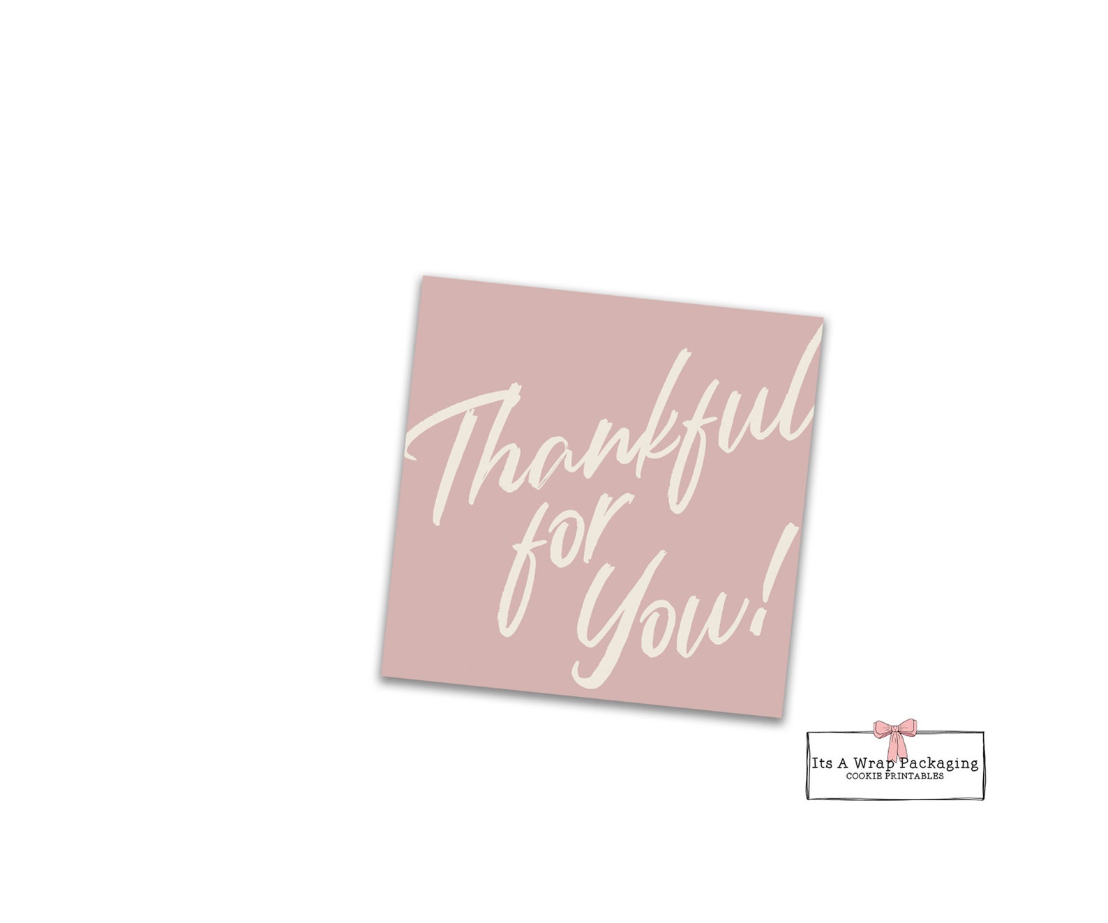 Thanksgiving Printable Tag Fall Cookie Tag Thanksgiving - Etsy