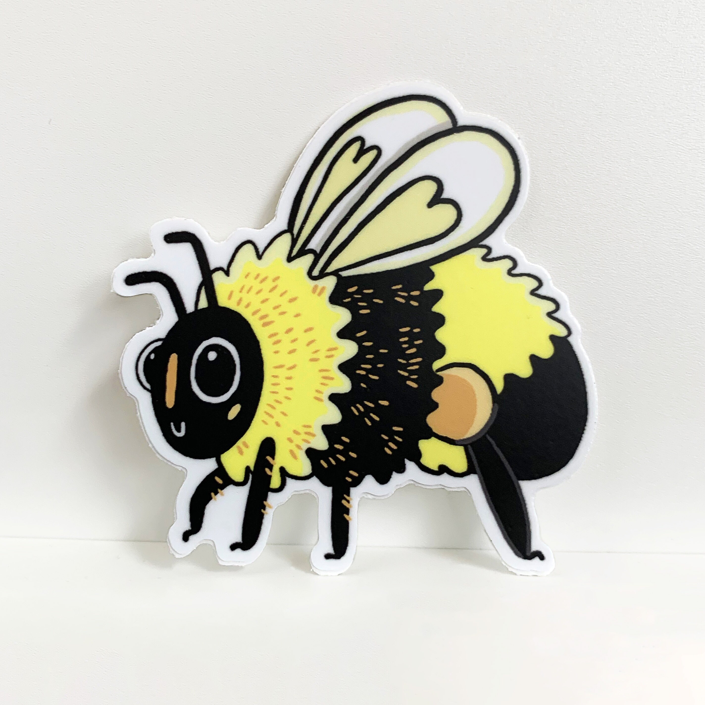 Bumble Bee Sticker Cute Bugs Adorable Animal Sticker | Etsy