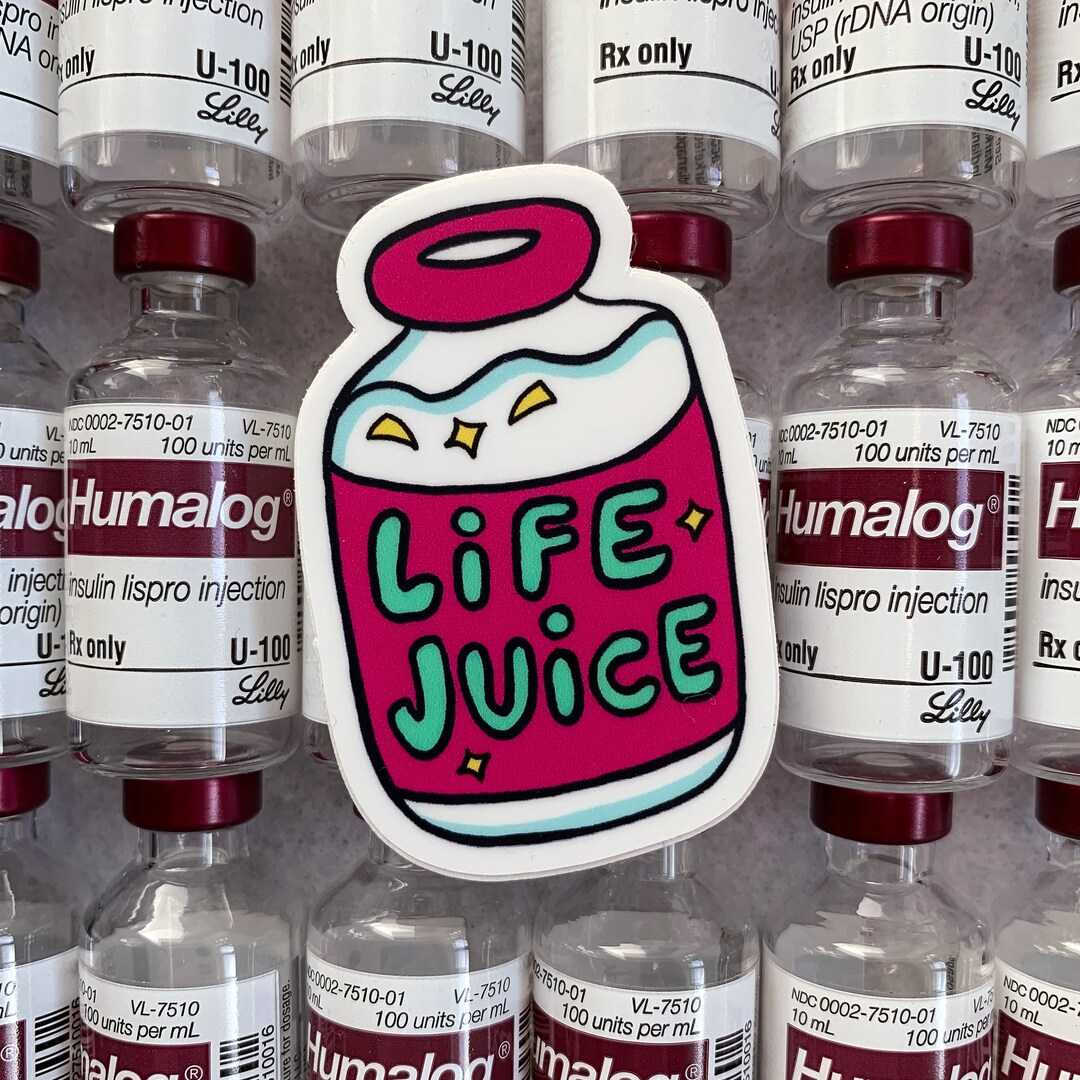 Insulin Bottle Sticker - Diabetic Gifts - Waterproof Sticker - Etsy
