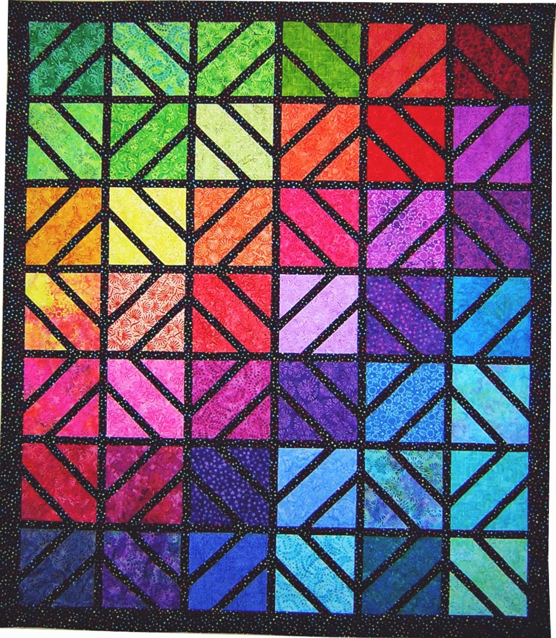 PATTERN - Fractured Squares - Etsy