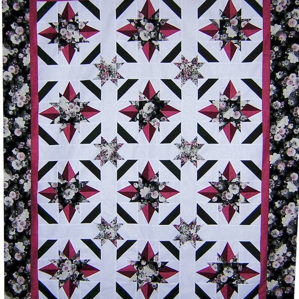 Rose Quilt Pattern - Etsy