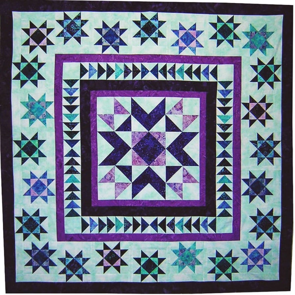 Falling Stars Quilt Pattern - Etsy