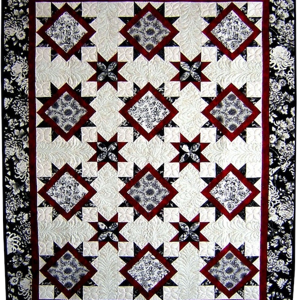 Midnight Garden Quilt Kit - Etsy